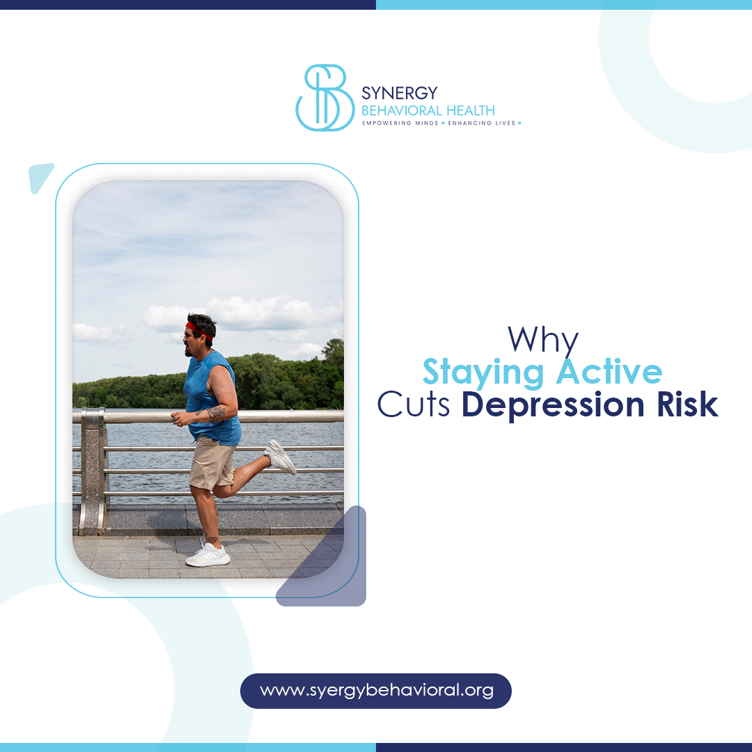 Why staying active cuts depression risk?